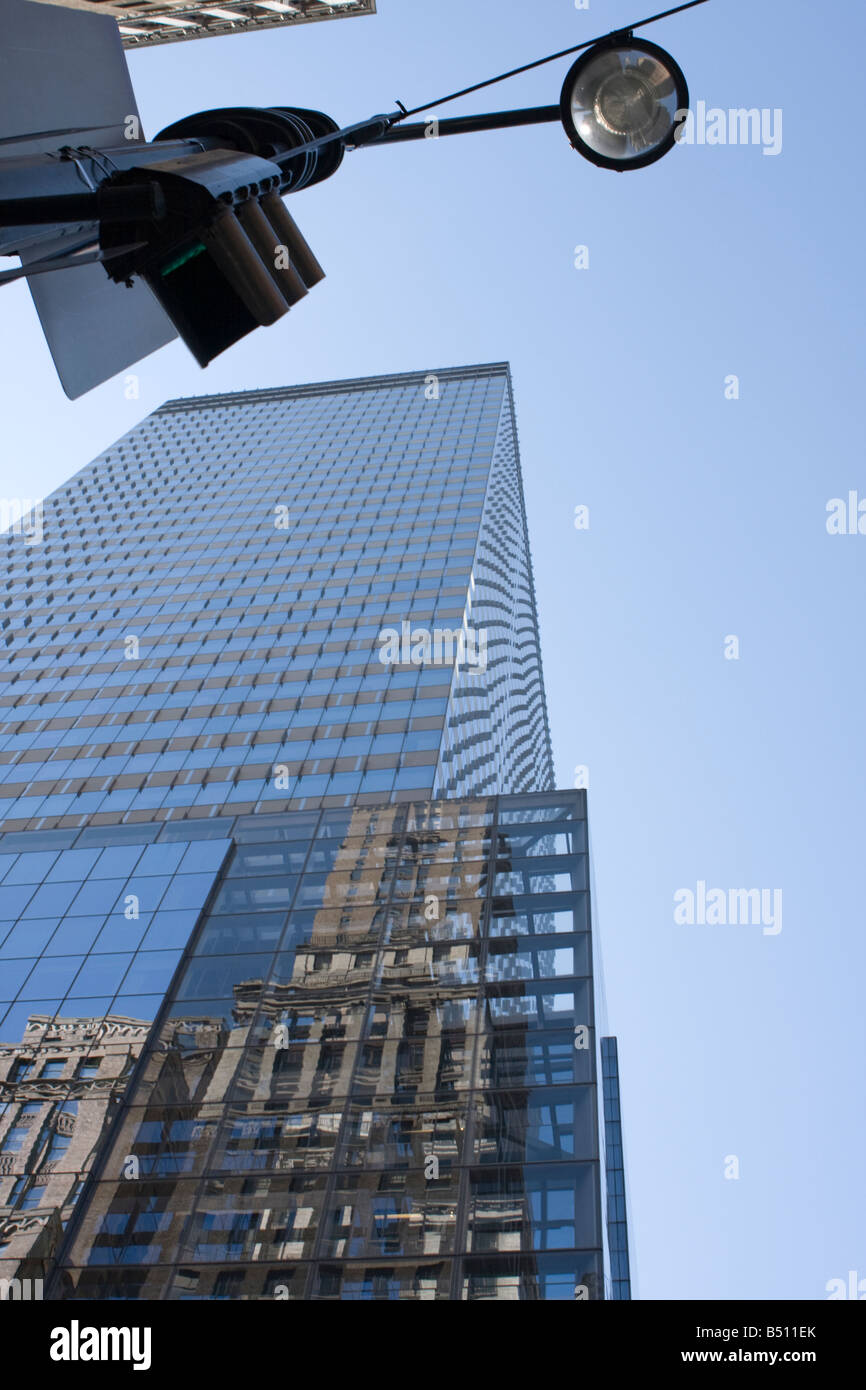 New york city vertical cityscape Stock Photo - Alamy