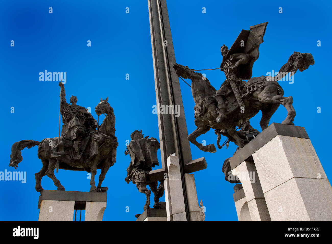 Assenevtsi monument assen brothers bulgaria hi-res stock photography ...