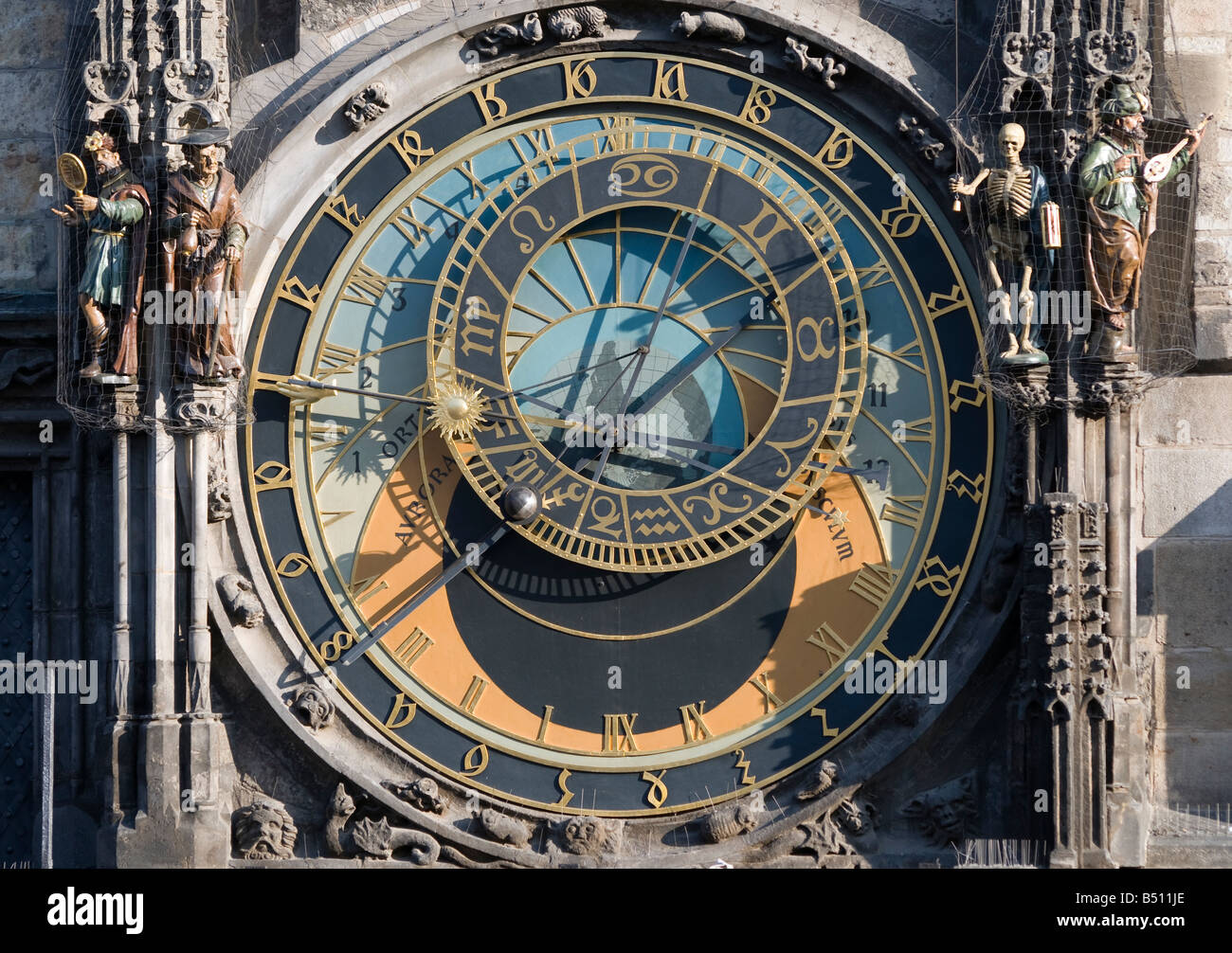 Town Hall Clock Stock Photo - Alamy