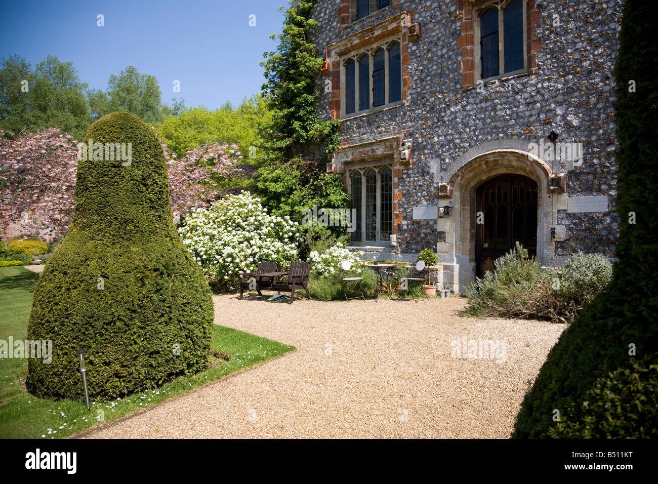 Entrance to Mannington Hall, near Aylsham, Norfolk, England Stock Photo ...