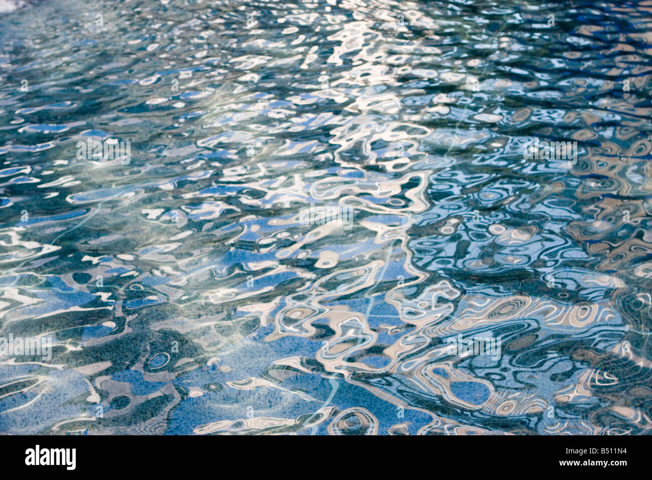 Reflections on clear water ripples hi-res stock photography and images ...