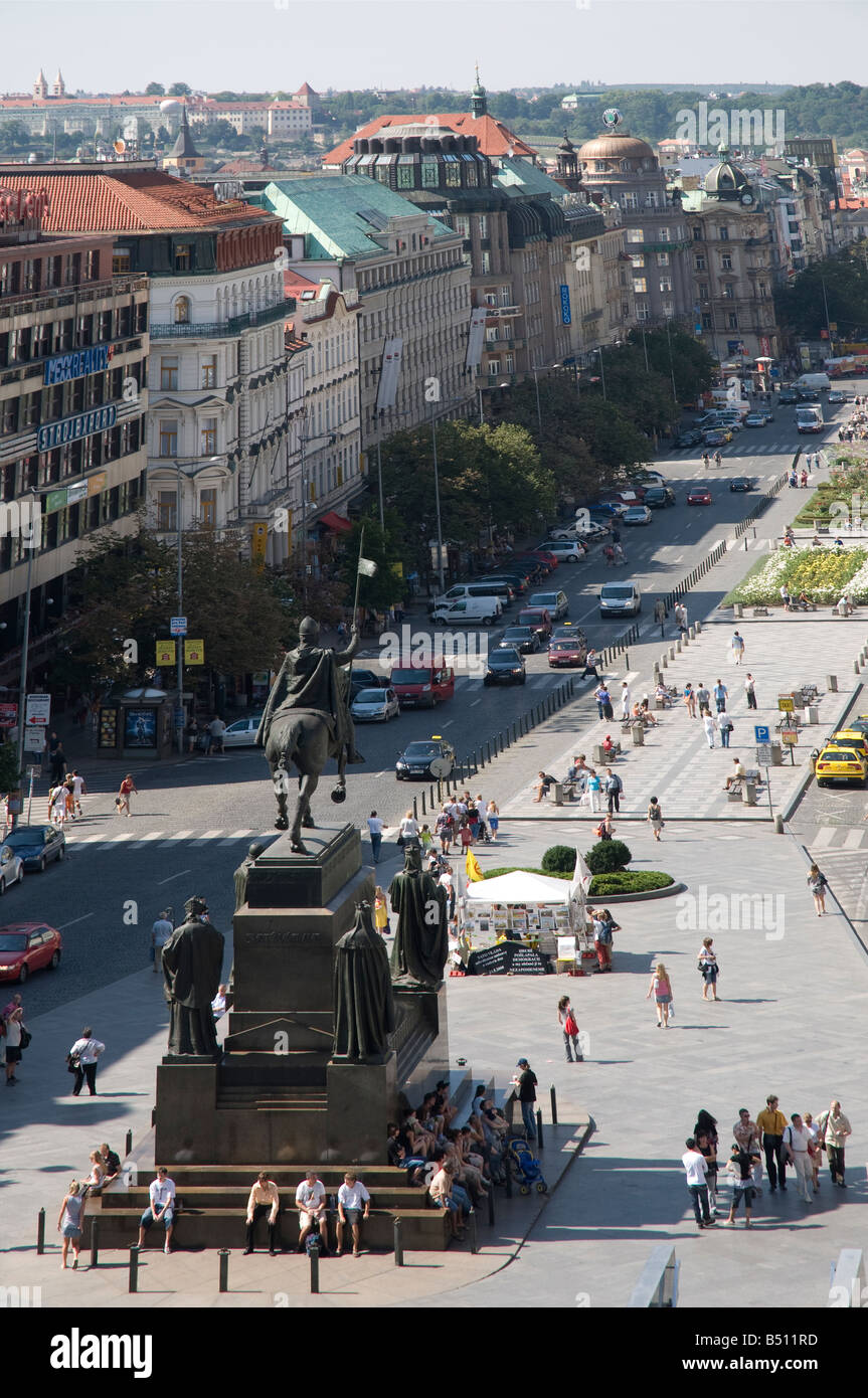 Wenceslas monument hi-res stock photography and images - Alamy