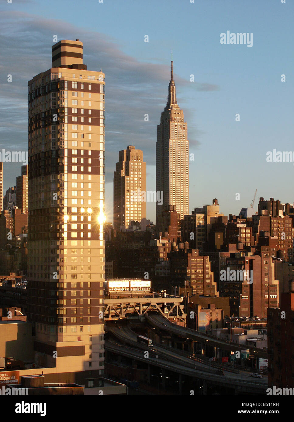 View of the Empire State Building Stock Photo - Alamy