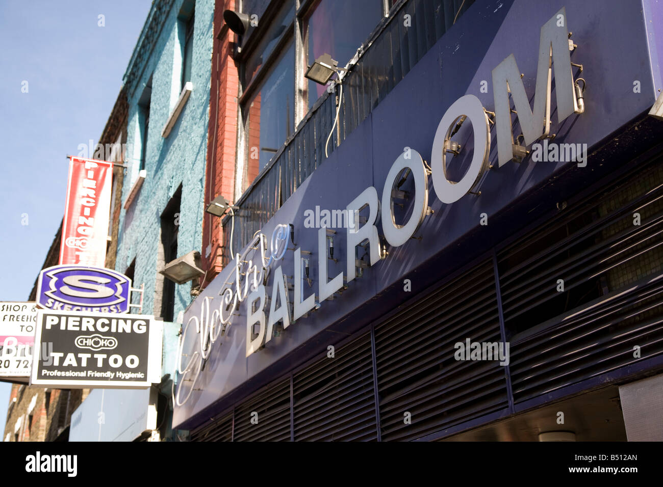 Electric Ballroom rock venue on Chalk Farm Road Camden Town London ...