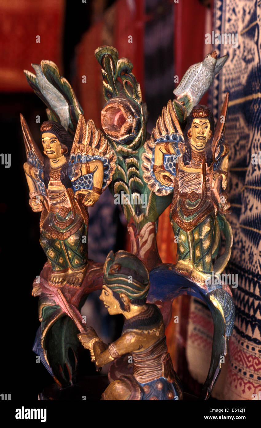 craft shop jalan gajah mada denpasar bali indonesia Stock Photo - Alamy