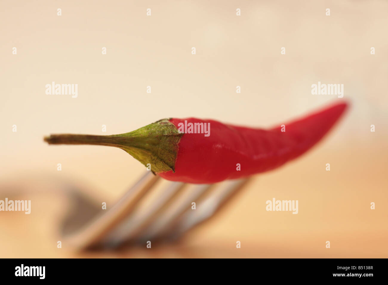 Chilli on fork hi-res stock photography and images - Alamy
