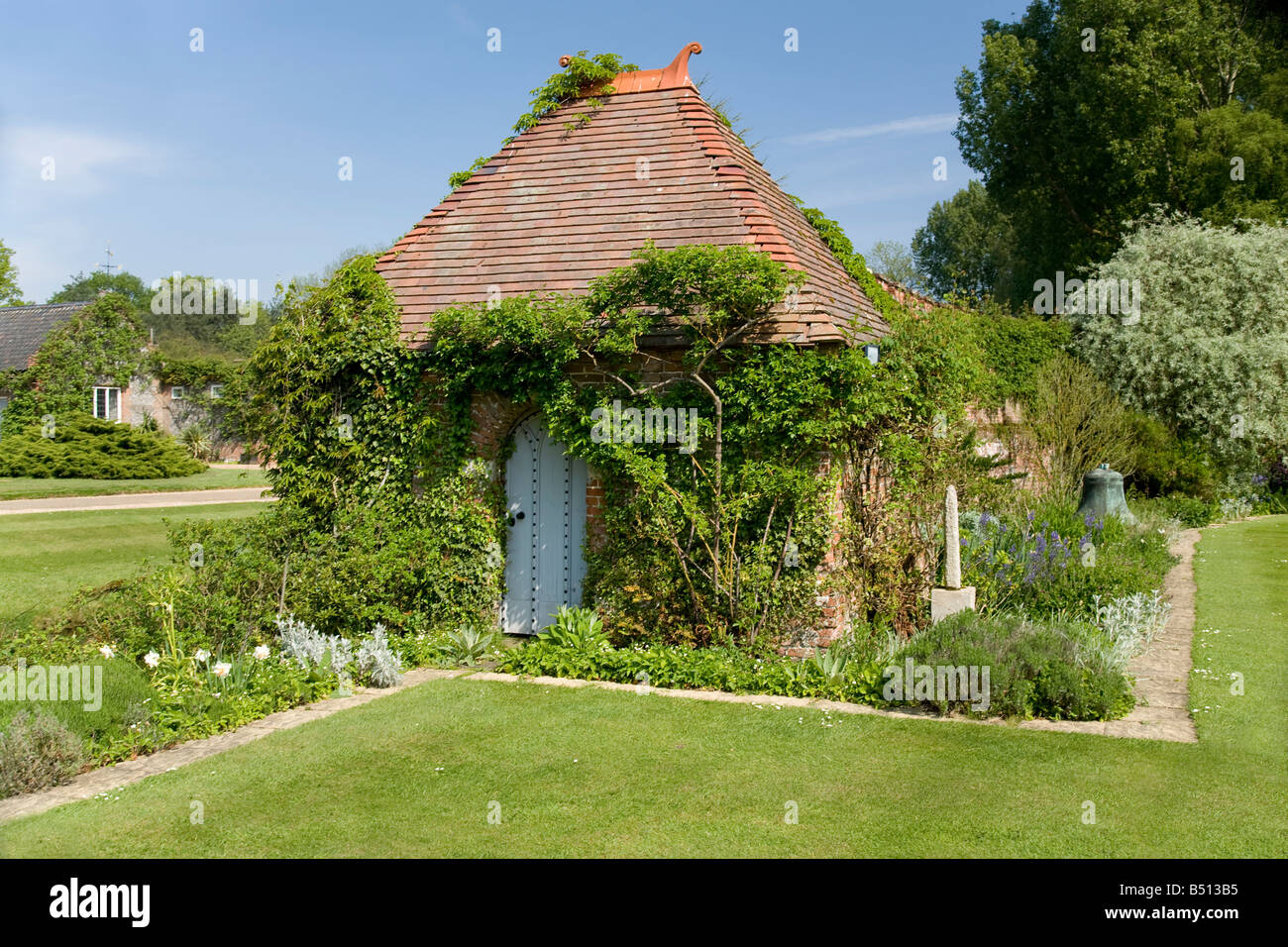 Walled garden, Mannington Hall near Aylsham, Norfolk, England Stock ...