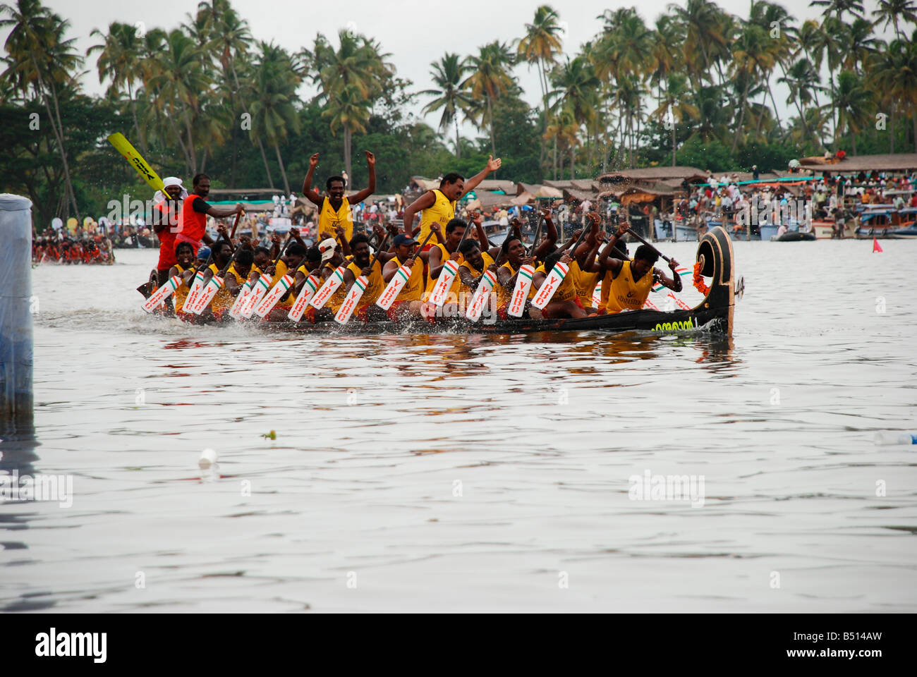 Nehru Trophy boat race at Alleppey,Kerala,India Stock Photo - Alamy