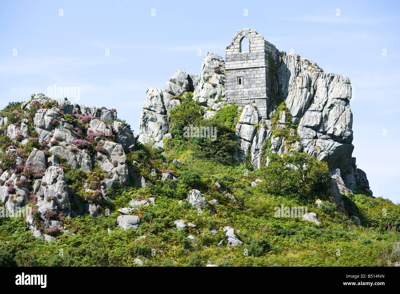 The chapel at Roche Rock, Cornwall Stock Photo - Alamy