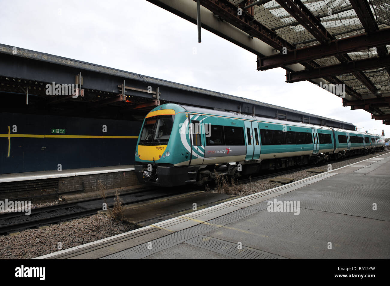 Class 170 Turbostar Cross Country train at Derby Station Stock Photo ...