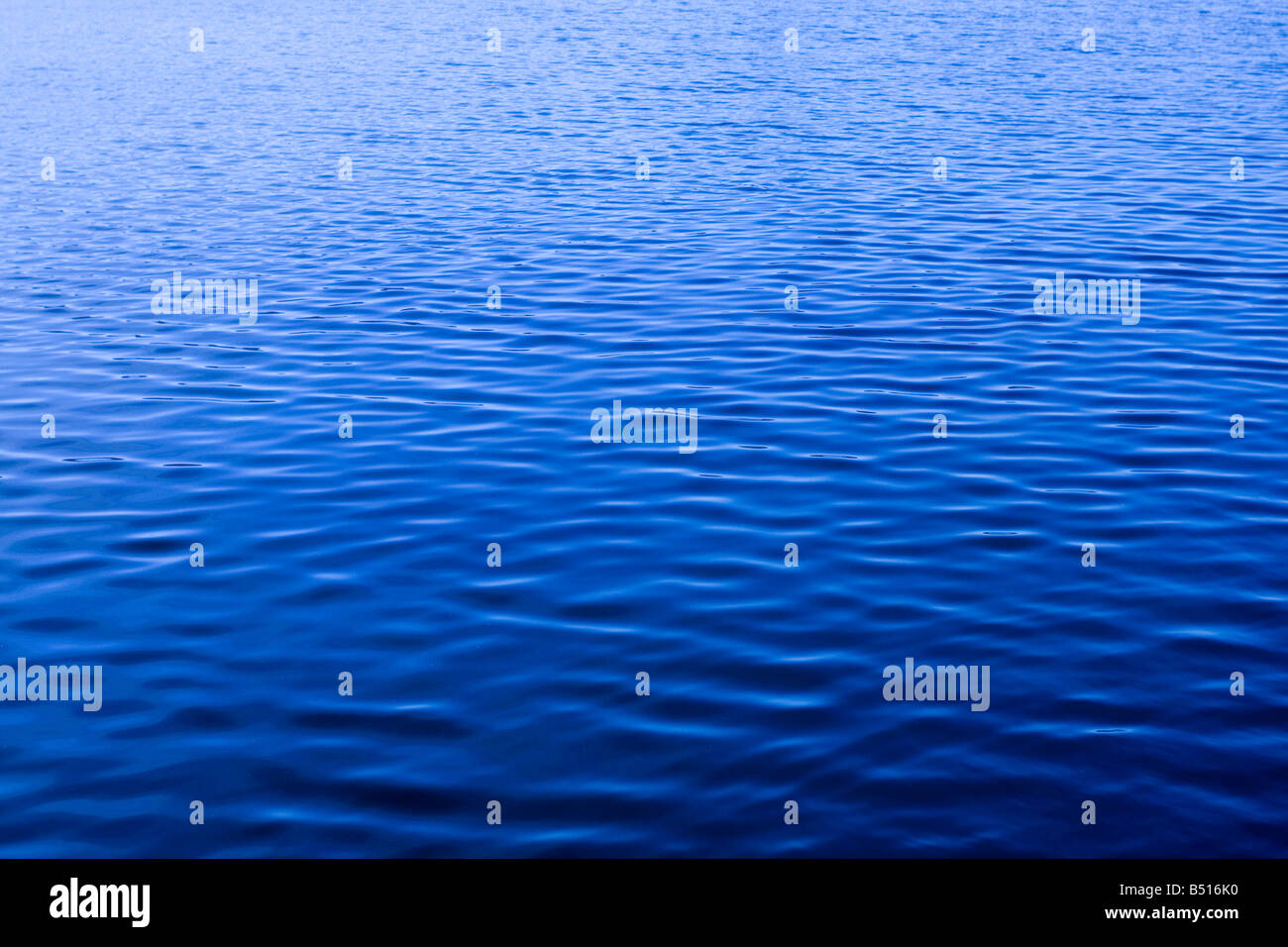 Quiet blue water Stock Photo - Alamy
