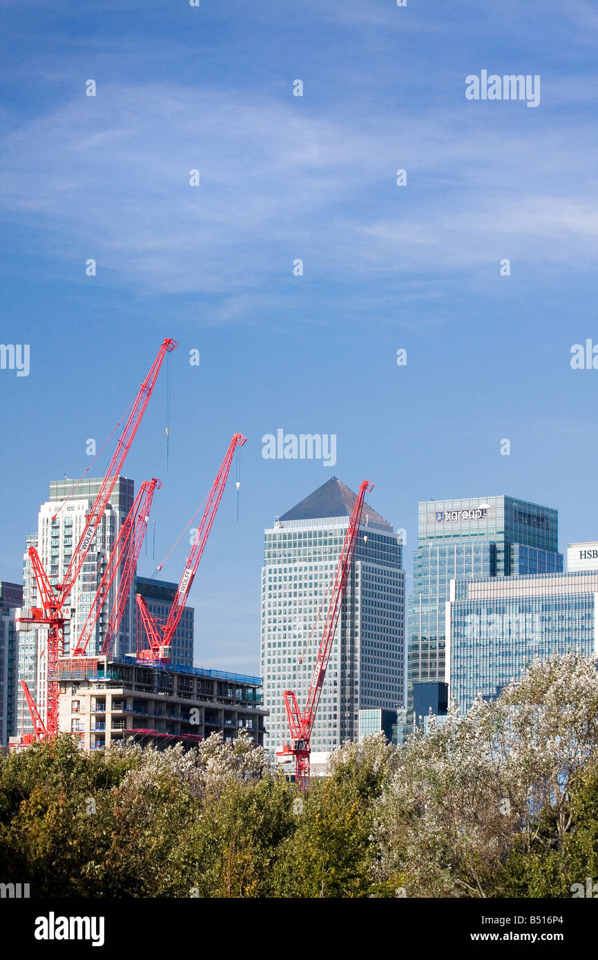 High rise skyscraper skyscrapers building buildings red hi-res stock ...