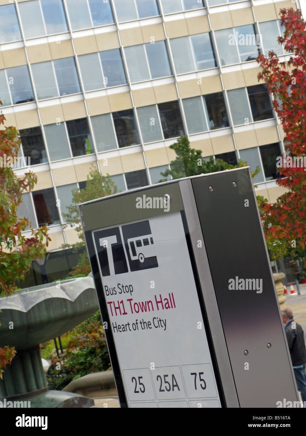 Sheffield bus stop hi-res stock photography and images - Alamy