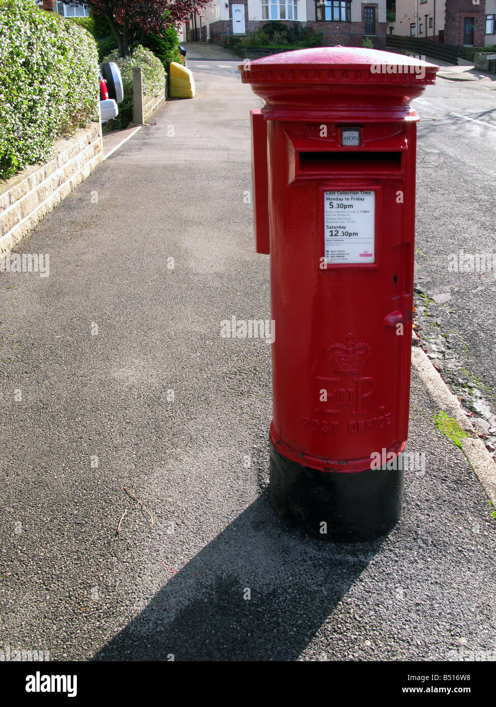 Red Post Box Stock Photo - Alamy