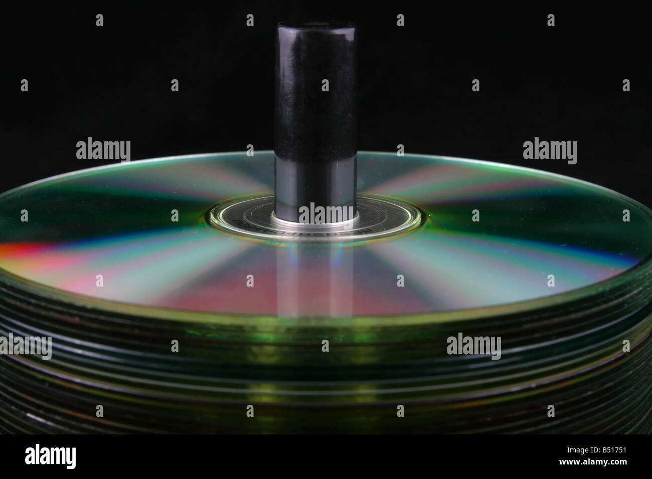 Flat Vector Dvd Stack