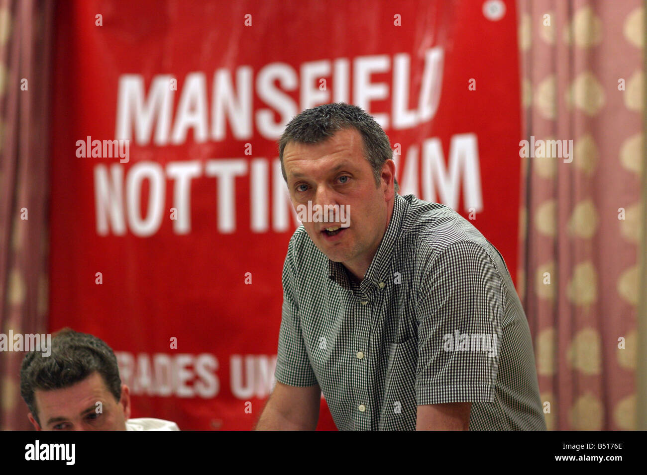 Jeremy Dear address s the meeting Local people rally against ...