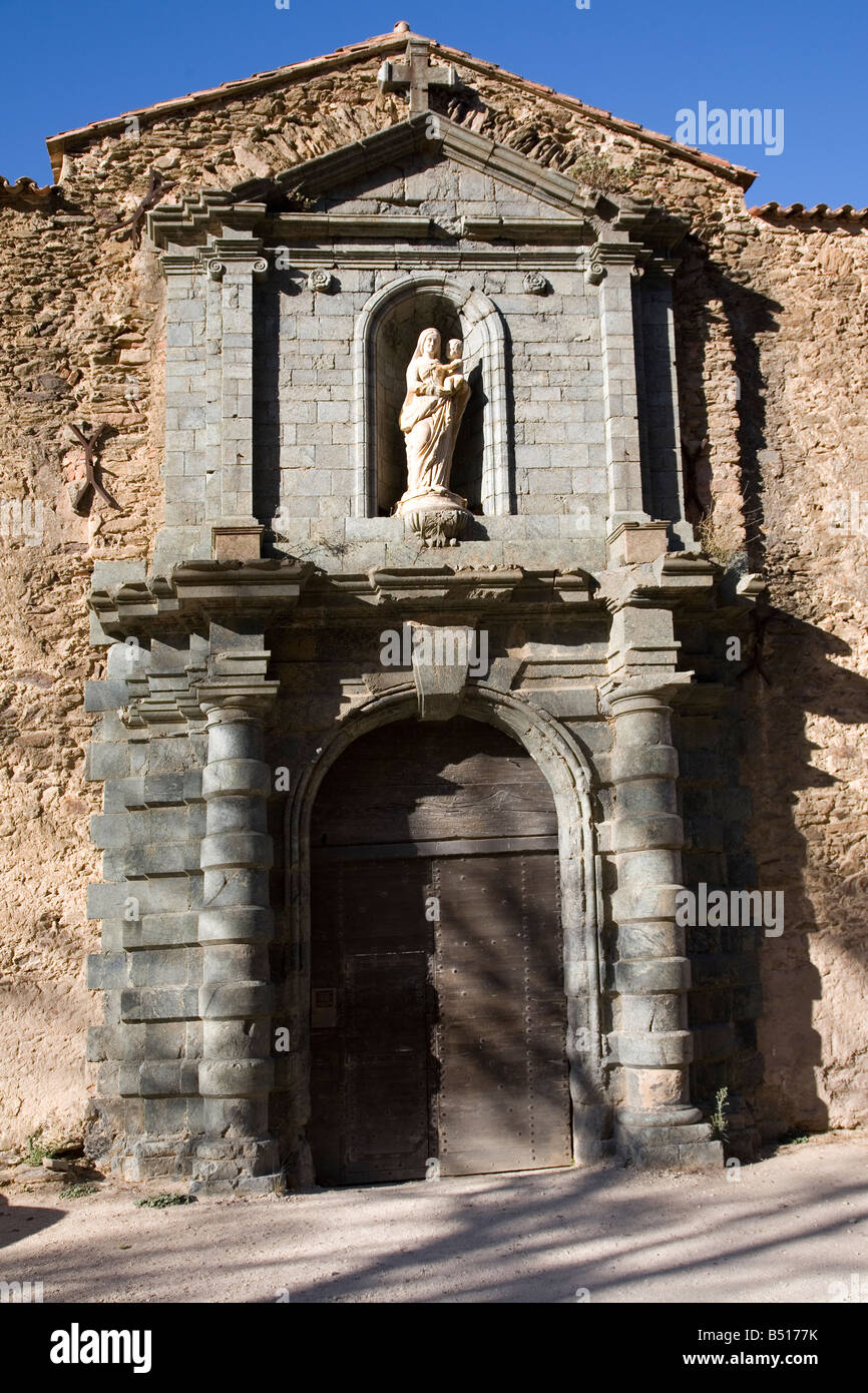 Ornate doorway The Monastere de la Verne South of France Sept 2008 ...