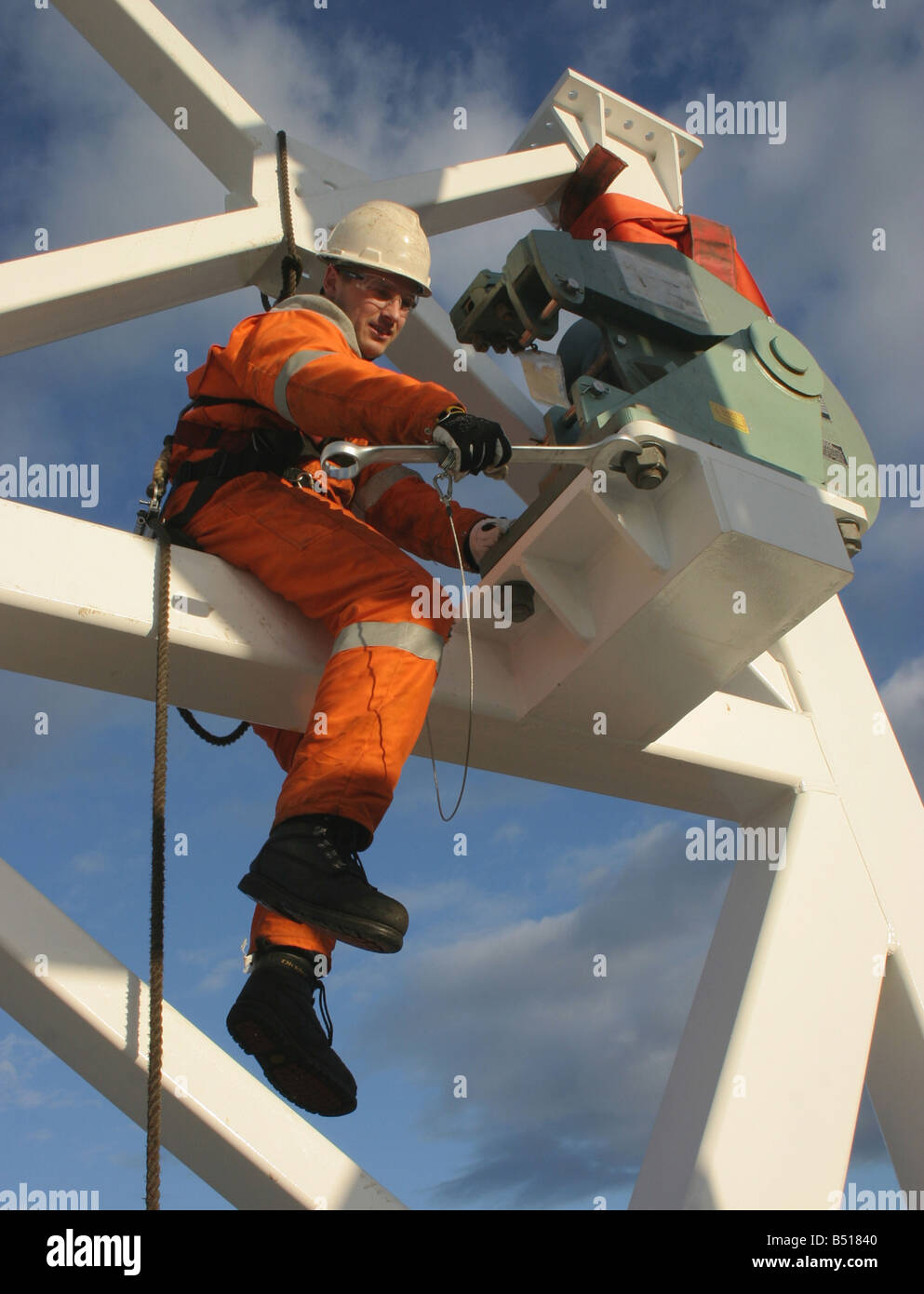 Rig Builder in Gt Yarmouth Stock Photo - Alamy