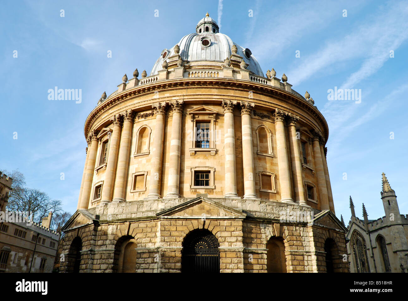 The Radcliffe Camera from ground level Part of the Bodleian Library in ...
