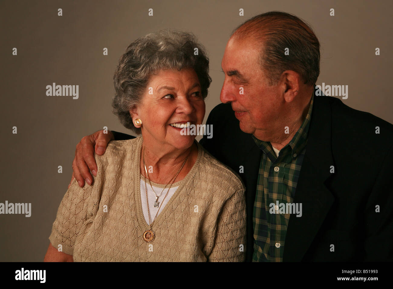 Senior couple married over 50 years Stock Photo - Alamy