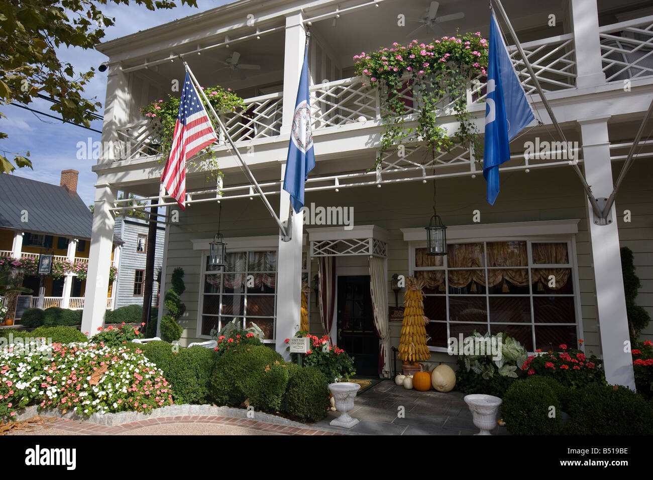 The front entrance to the Inn at Little Washington in Washington ...