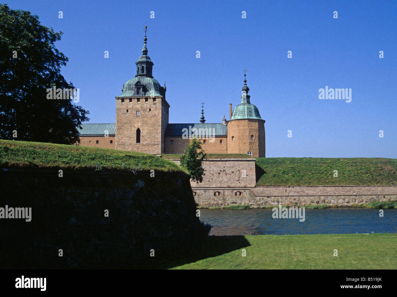the Slottey castle of Kalmar Sweden Stock Photo - Alamy