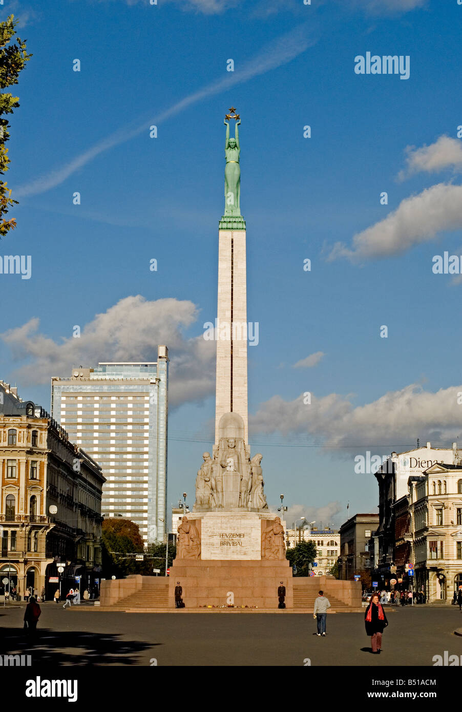 Freedom Monument Riga Latvia Stock Photo - Alamy