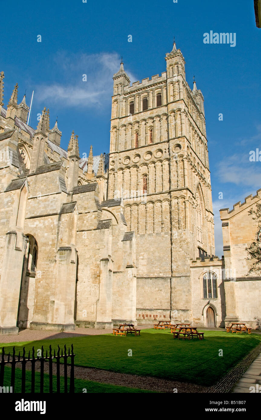 Cathedral Church of St Peter Exeter City westcountry Devon England UK ...