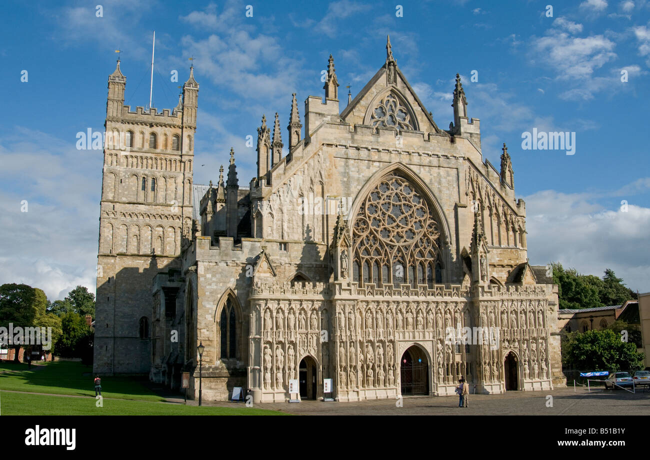 Cathedral Church of St Peter Exeter City westcountry Devon England UK ...