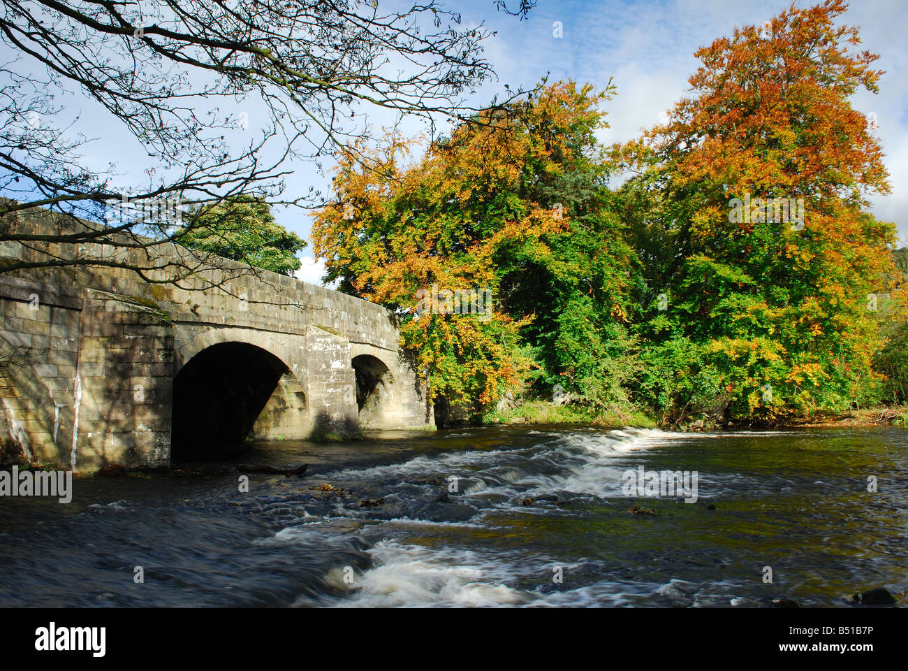 River Derwent (nr hathersage hope valley Stock Photo - Alamy