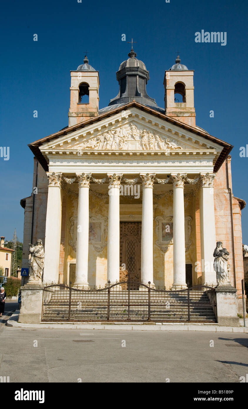 Chapel of Villa Barbaro, at Maser, North Italy, built by Andrea ...