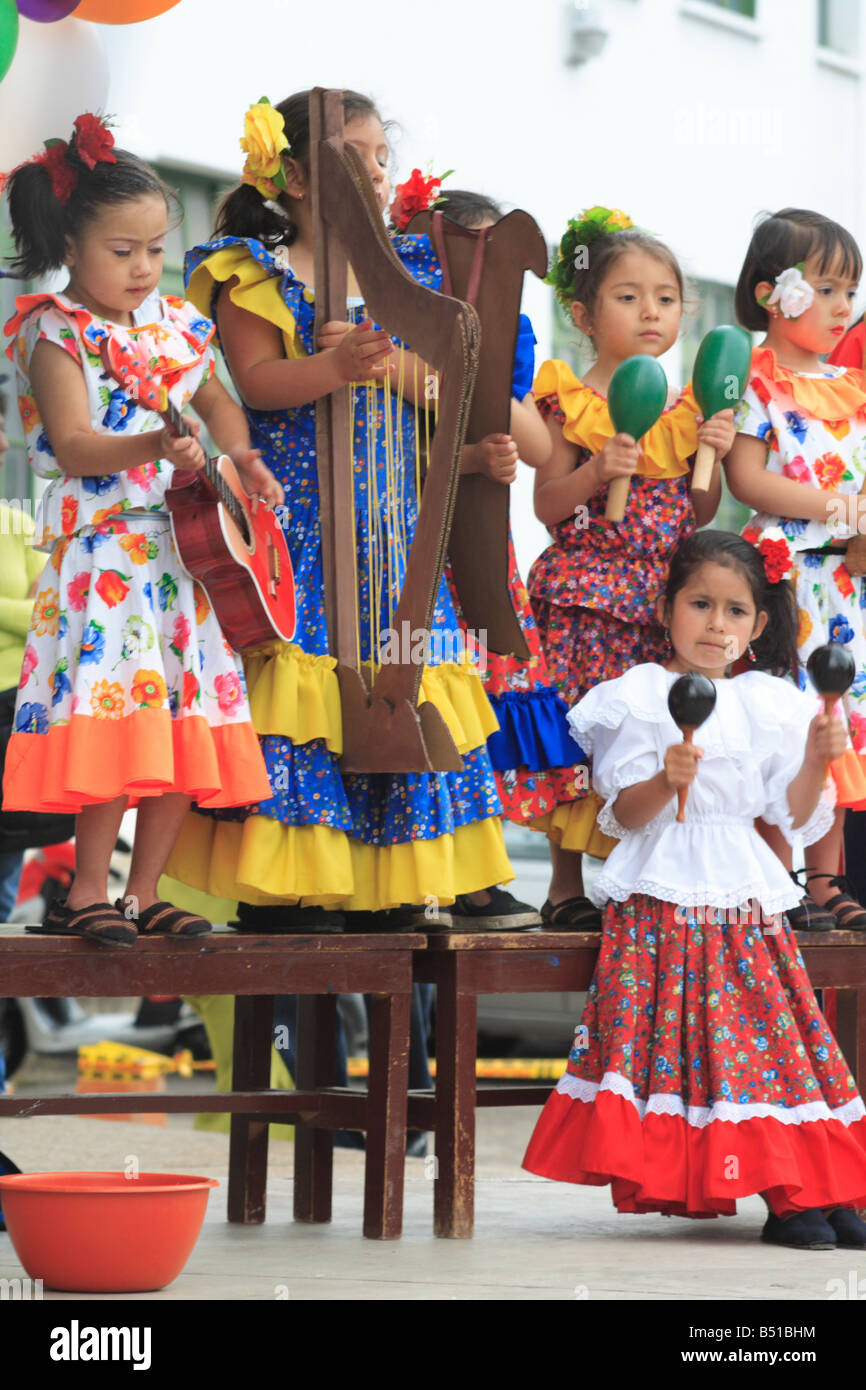 children of various kindergartens dancing traditional folkloric dances ...
