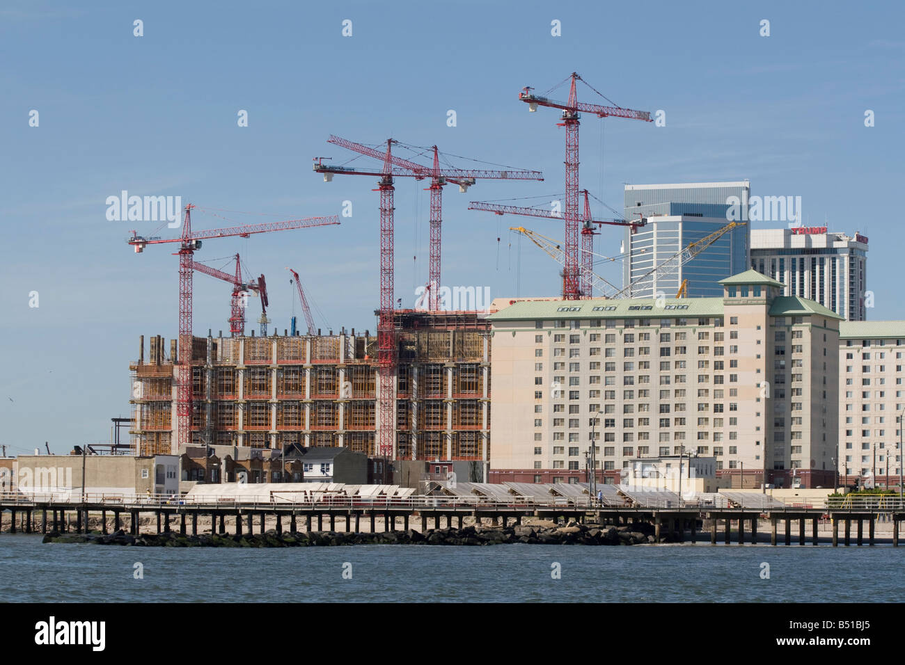Coastal Construction in Atlantic City Stock Photo - Alamy