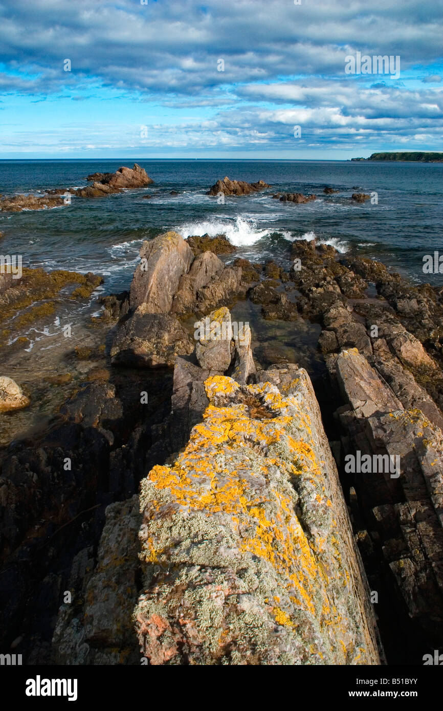 Cullen Bay, Aberdeenshire, Scotland Stock Photo - Alamy