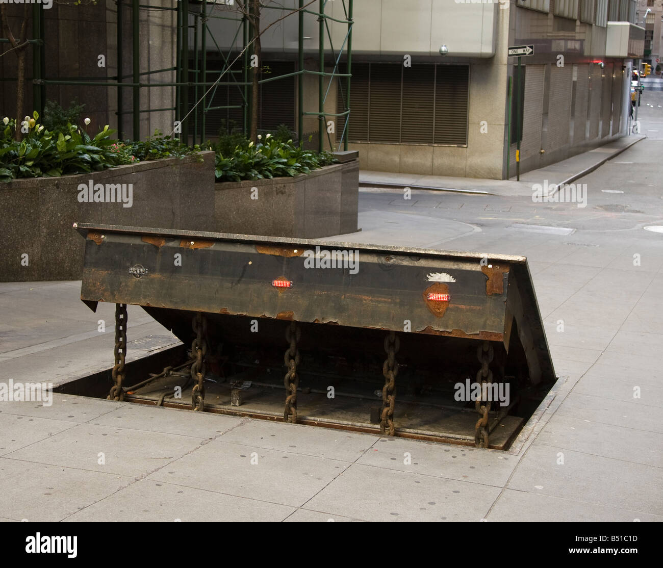 Ramp that rises out of the street Stock Photo - Alamy