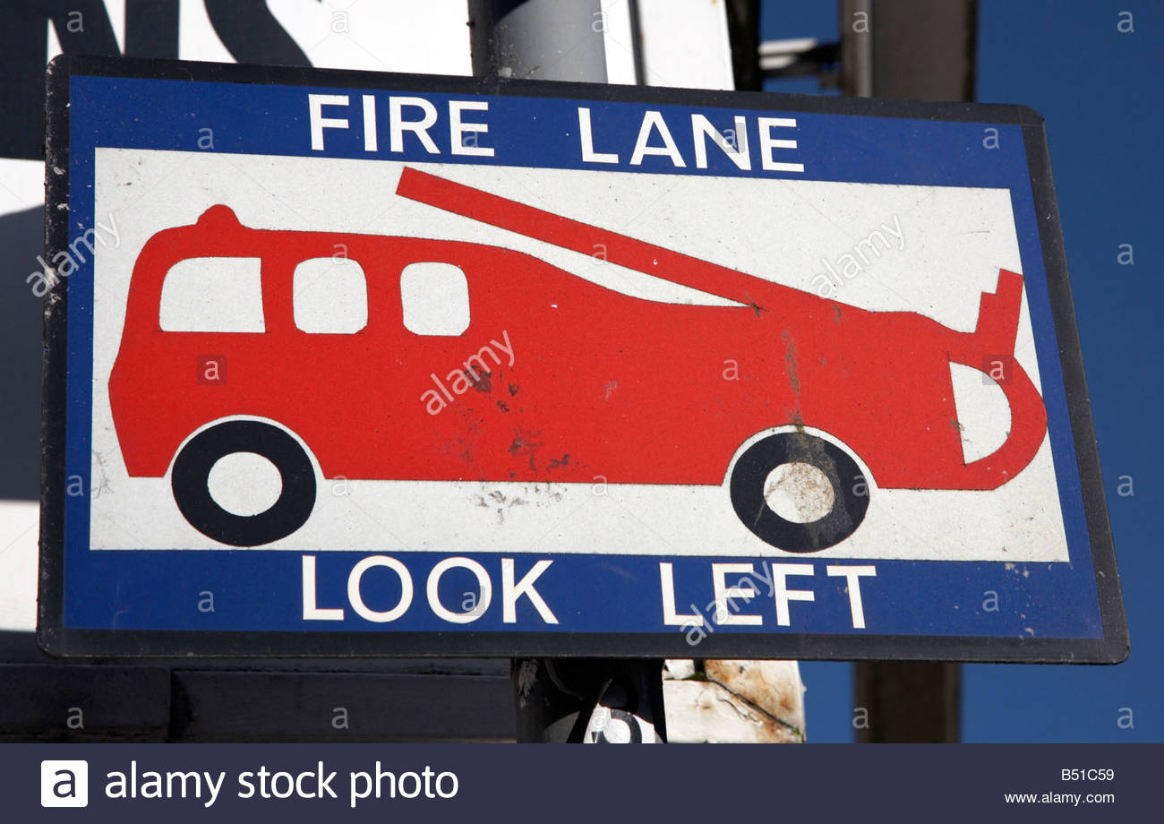Fire lane hi-res stock photography and images - Alamy