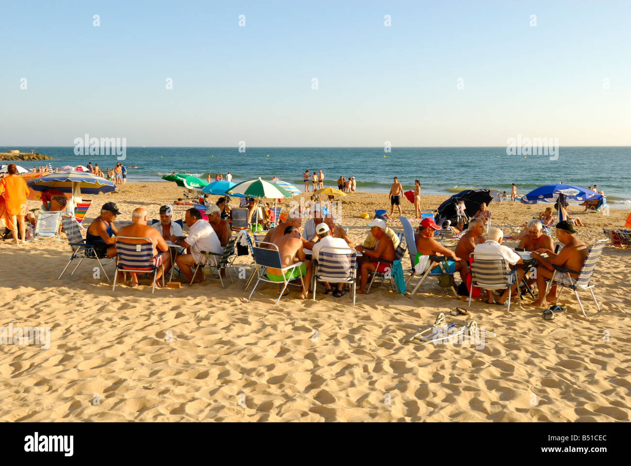 The beach at Rota, Costa Ballena, Andalucia, Spain Stock Photo - Alamy