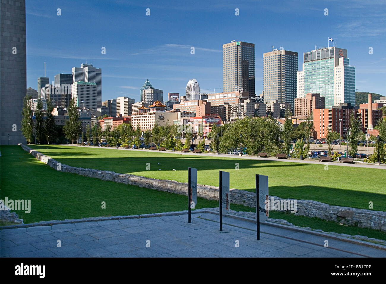 Downtown Montreal Quebec Canada Stock Photo - Alamy