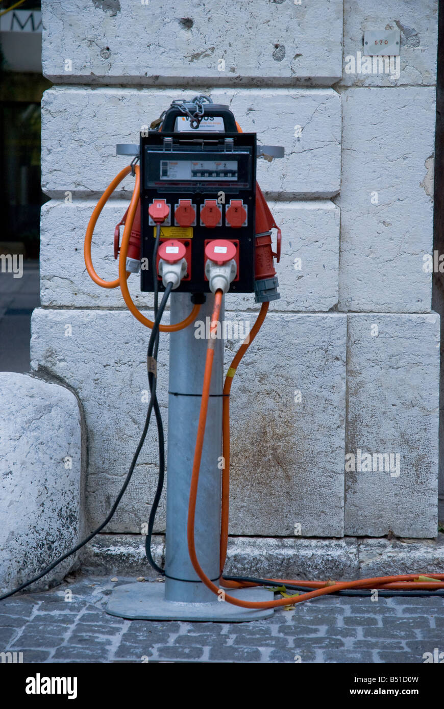 Temporary stands hi-res stock photography and images - Alamy