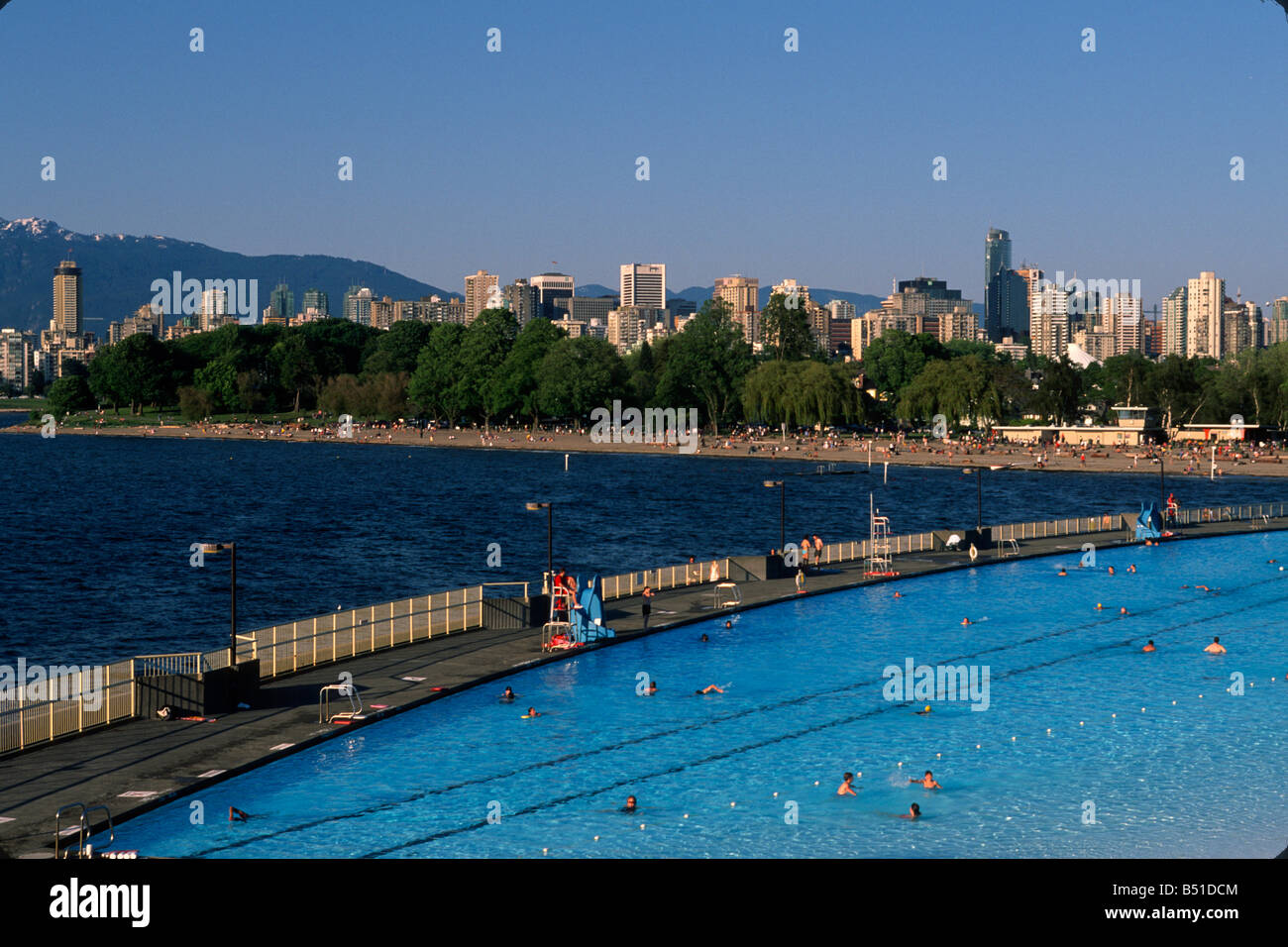 Swimming pool at Kits beach Vancouver Canada Stock Photo - Alamy