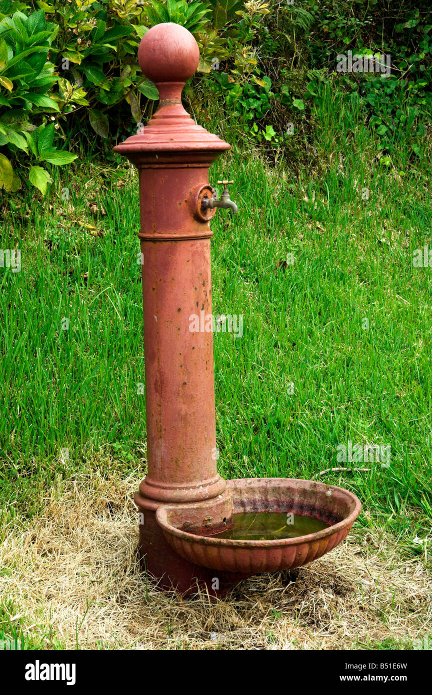 Water tap in a countryside field Stock Photo - Alamy