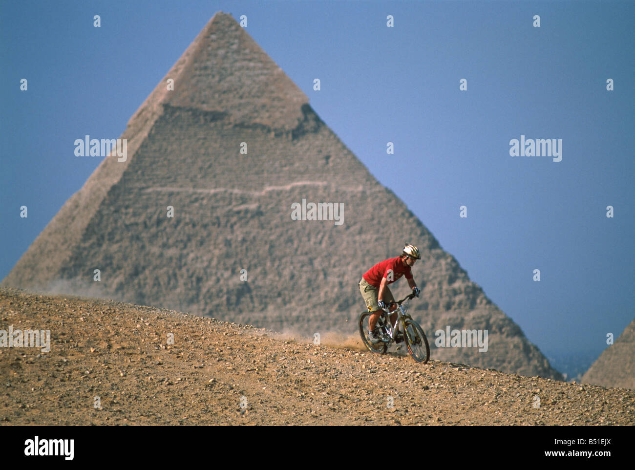 Hans Rey Cairo Pyramids Giza Egypt extreme mountain bike adventure ...