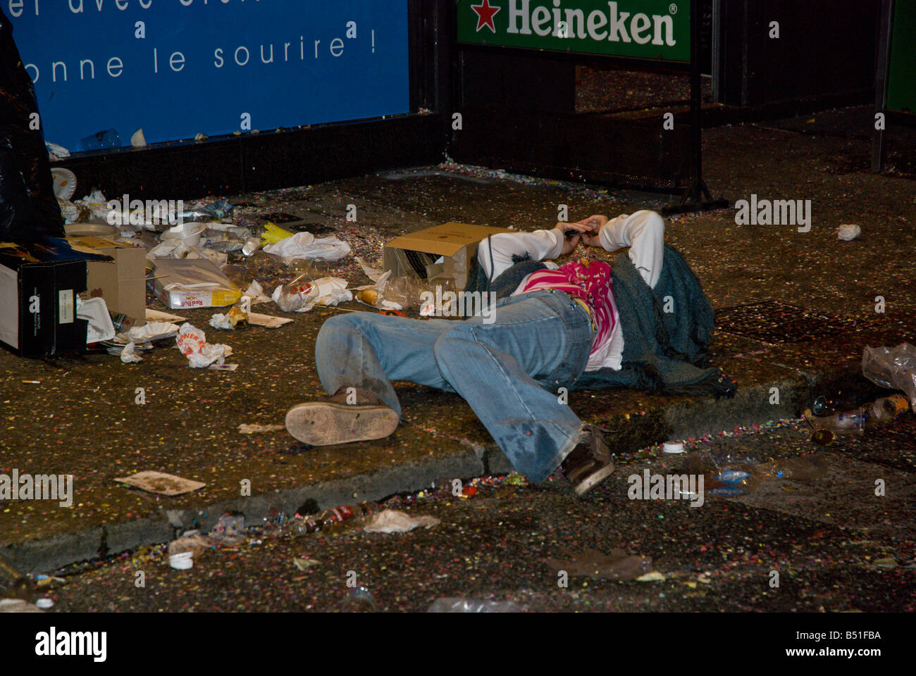 Woman passed out drunk hi-res stock photography and images - Alamy