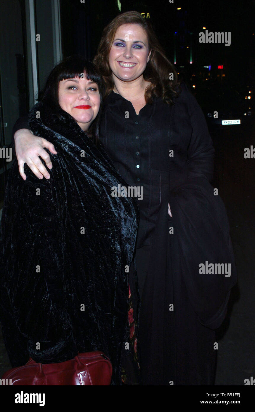 Afters party for Dawn French play with Alison Moyette and June ...