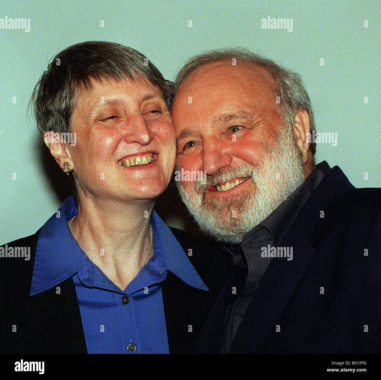Labour M P Frank Dobson with his wife Janice February 2000 after being ...