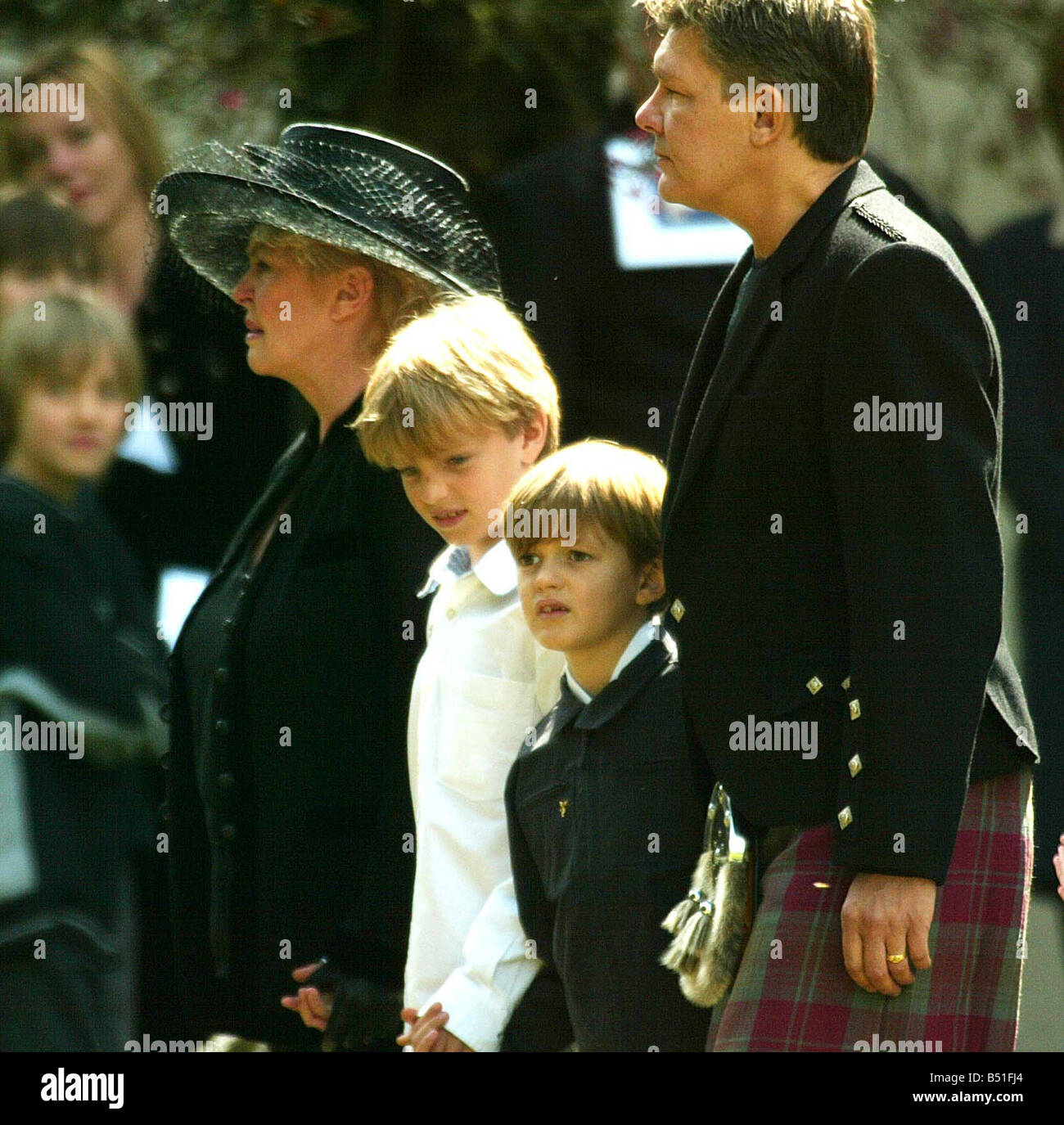 Caron Keating Funeral April 2004 St Peters Church in the grounds of ...