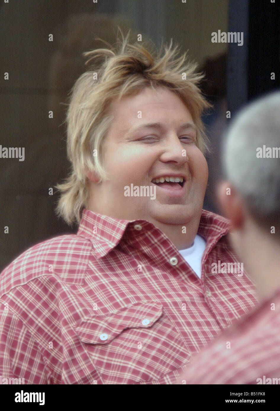 Jamie Oliver TV chef records a preview to the new series of Back To ...