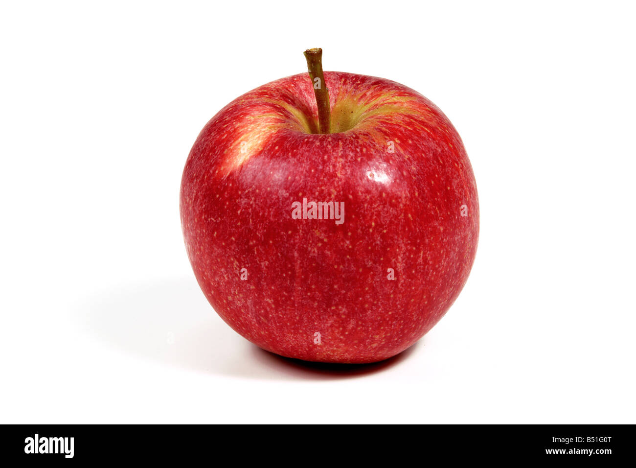 red apple isolated on white Stock Photo - Alamy