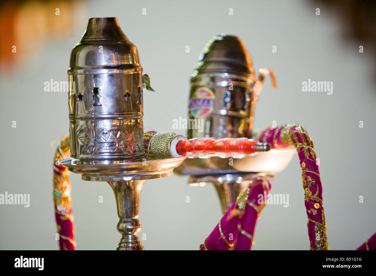 Arabic Shisha pipes Stock Photo - Alamy