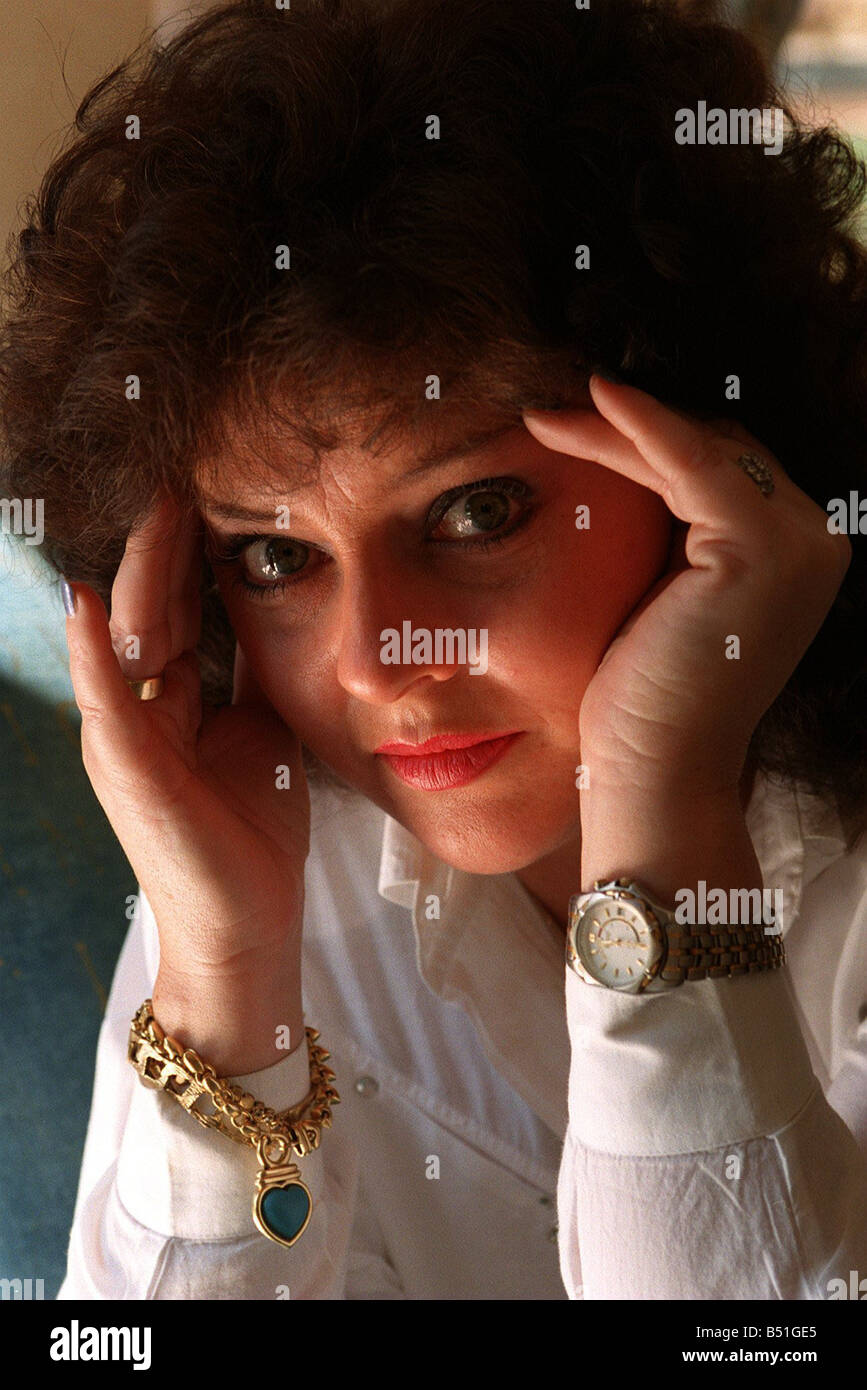 Judith Jafar UFO oligist at home in Ealing Stock Photo - Alamy